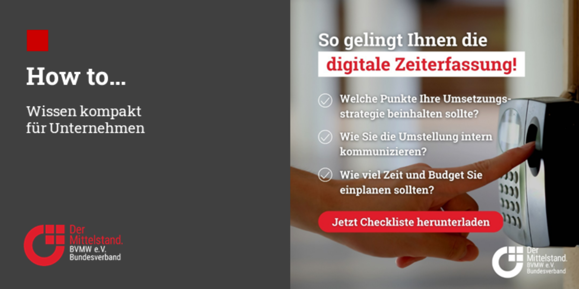 Digitale Arbeitszeiterfassung leicht gemacht - BVMW DE